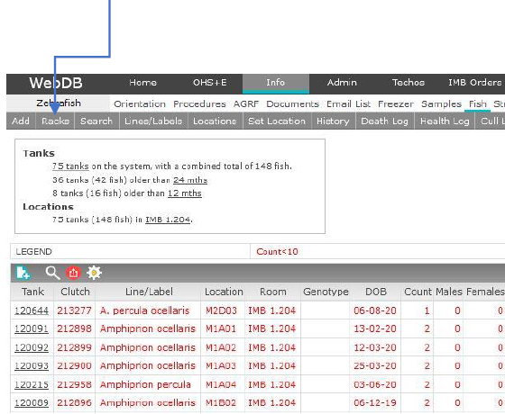 Using WebDB - Biological Resources - University of Queensland